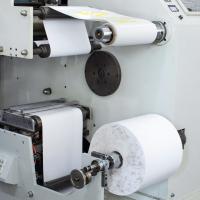 China Water Based Ink Sticker Label Printing Machine 2 Color Semi Automatic for sale