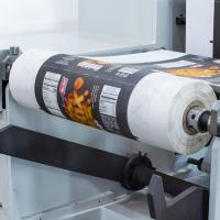 China Adhesive Flexo Label Printing Machine 650mm 4 Colour With Fast Speed for sale