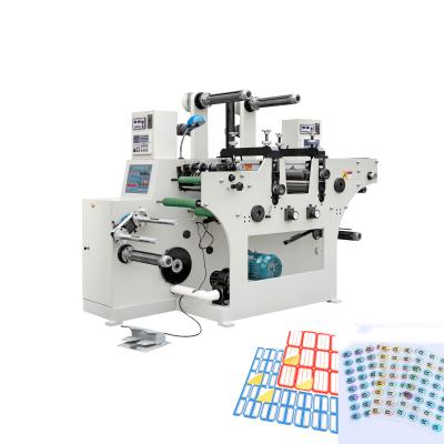 China 220V Turret Rotary Die Cut Machine with Slitting 330mm Web Width 80m/min for sale