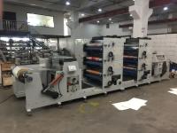 China 320mm 7 Color Narrow Web Flexo Printing Machine 10-60m/min for Label Sticker for sale