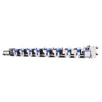 China 8 Color Narrow Web Flexo Printing Machine , 380V Shrink Film Printing Machine for sale