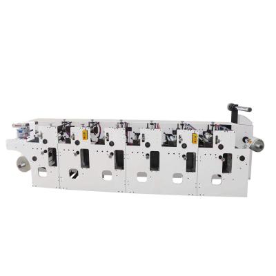 China 210mm Five Color Flexographic Label Printing Machine 120m/min for Paper Roll for sale