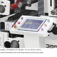 China AV380V Flatbed Die Cutting Machines , High Speed Label Die Cutter for sale