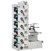 China 6 Color Flexo Graphic Printing Machine 320mm with Slitting Function for Gun Label Sticker for sale