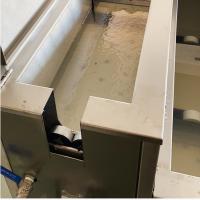 China Flexo Printing Anilox Roll Ultrasonic Cleaner 1440W 24 Tanks Stainless Steel Casing for sale