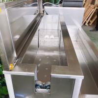 China 4500w 40khz Anilox Roller Cleaning Machine , Two Tanks Anilox Roller Cleaner for sale