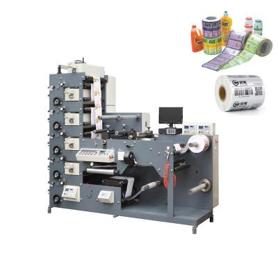 China 6 Color PVC Label Printing Machine 320mm Ceramic Anilox Roller 220V 380V for sale