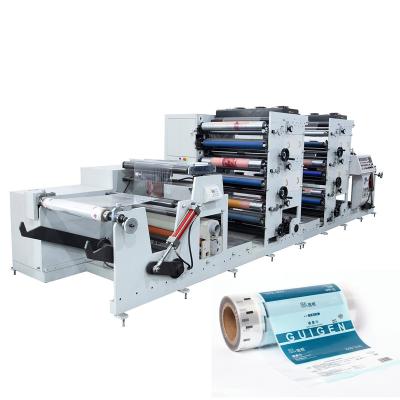 China 850mm Wide Web Flexo Paper Printing Machine , 380V PVC Label Printing Press for sale