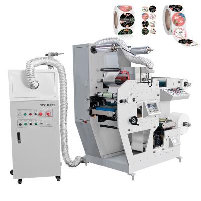 China 1 Color 420mm Flexo Label Printing Machine With Cold Stamp Set for sale