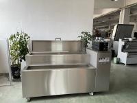China 4500w 40khz Anilox Roller Cleaning Machine , Two Tanks Anilox Roller Cleaner for sale