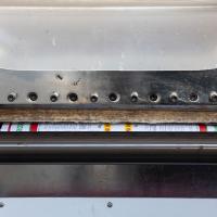China Automatic Flatbed Die Cutting Machine 550mm Touch Screen Servo Motor 380V for sale