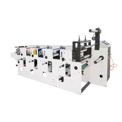 China 4 Color 600mm Non Woven Bag Flexo Printing Machine 80m/min Auto Tension Control for sale