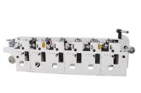 China Horizontal Label Sticker Printer 5 Color 420mm With Rotary Die Cut Slit for sale