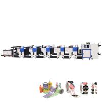 China 4 Color 520mm Thermal Paper Flexo Printing Machine 80m/min Auto Loading for sale