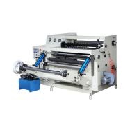China 1100mm Paper Roll Cutter Machine PLC Control Hydraulic Loading 220m/min for sale
