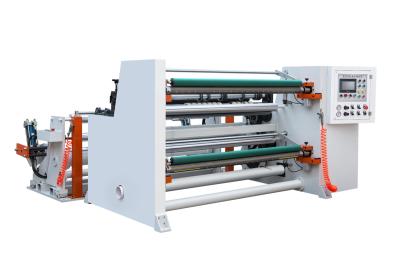 China Kraft Jumbo Paper Slitting Rewinding Machine With Round Knife for sale