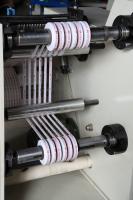 China Self Adhesive Paper Roll Slitter Rewinder With 8 Sets Slitting Knife for sale