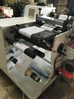 China Self Adhesive Paper Roll Slitter Rewinder With 8 Sets Slitting Knife for sale