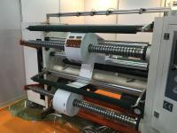 China Wide Roll Paper Slitting Rewinding Machine 1300mm  With Coreless Unwind for sale