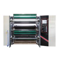China 380V Fabric Roll Cutter Slitting Machine 1100mm Width Auto Unloading System for sale