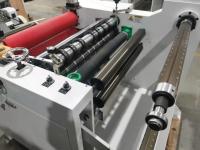 China 1300 Copper Foil Roll Slitting And Rewinding Machine With Electirc Heating Laminating for sale