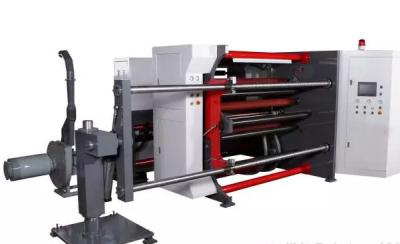 China Jumbo Roll to Roll Slitting Machine 1800mm Width 1000mm Unwind Diameter for sale