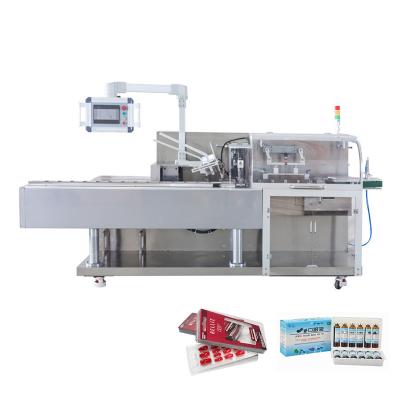 China 380V Pharmaceutical Cartoning Machine 160A Oral Liquid Box Packing 30-100 Box/min for sale