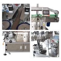 China Double Sided Flat Bottle Labeling Machine 25-200 pcs/min high speed for sale