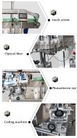 China Double Sided Flat Bottle Labeling Machine 25-200 pcs/min high speed for sale