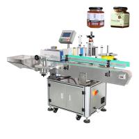 China Automatic Rolling Flat Labeling Machine for Square Bottles 80 pcs/min 220V for sale