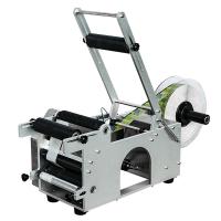 China Manual Bottle Flat Labeling Machine , 1mm accuracy Self Adhesive Label Applicator for sale