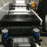 China Non Stop Adhesive Label Rewinding Machine 450mm Width Auto Core Loading 350mm Diameter for sale