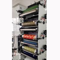 China Double Dryer Self Adhesive Label Sticker Flexo Printing Machine With Slitter for sale
