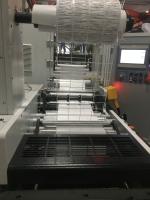 China Automatic Label Paper Sticker Rewinding Machine 330mm Width 350mm Diameter Auto Core Loading for sale