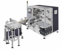 China Label Rolls Nonstop Slitting Machine With Turret Rewinder Auto Labelling for sale