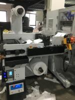 China Label Rolls Nonstop Slitting Machine With Turret Rewinder Auto Labelling for sale