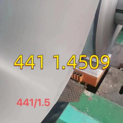 China 441 Stainless Steel Sheet SUS441 1.4509 0.4-4mm 2D Surface 1250mm For Automotive for sale