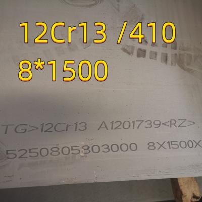 China ASTM A240 AISI 410 12Cr13 SUS410 DIN1.4006  Stainless Steel Plate 8mm 10mm NO.1 Surface for sale
