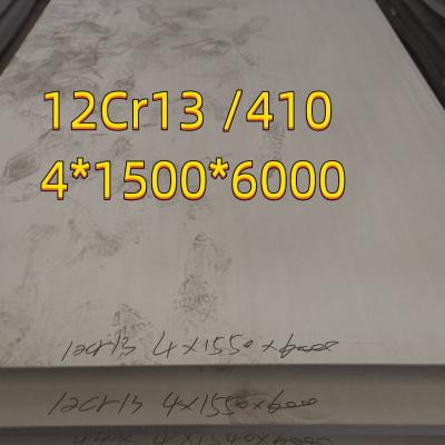 China Hot Rolled  ASTM A240 A240M SS Plate 12Cr13 SUS410 AISI 410  6m 10mm 8mm 1500*6000mm for sale