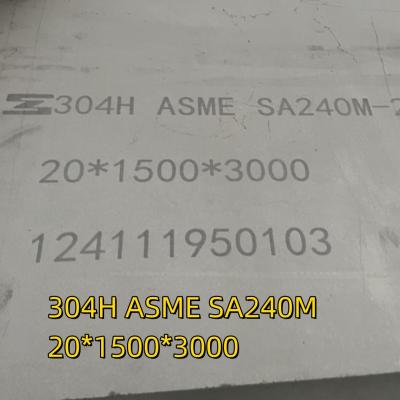 China ASME SA240M AISI 304H Stainless Steel Plate for sale
