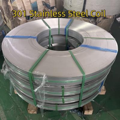 China AISI 301 SUS 301 DIN1.4310 Stainless Steel Coil Strip HV 385 3/4H Cold Rolled 0.2*250mm For Spring for sale