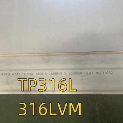 China ASTM F138  ASTM F139  UNS S31673 SS 316LVM 1.4441 Stainless Steel Plate for sale