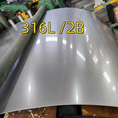 China Astm A240 Coating-2b  3mm Thk Ss 316l Sheets 1200mm W X 2400mm L Complete With Mtc for sale