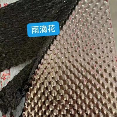 China S S  Checkered 2mm SUS316L Stainless Steel Embossed  Plate Anti Slip 316L Diamond Plate for sale