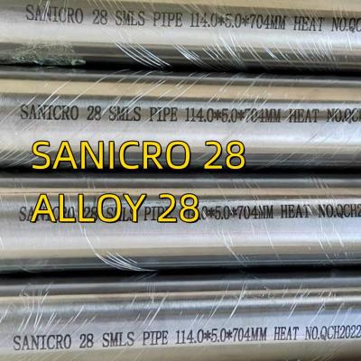 China ASTM B709/W. Nr. 1.4563/Alloy 28 Nickel Alloy Tube for sale
