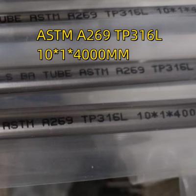 China Cold Drawn Precision Stainless Steel 316L Seamless Steel Pipe H9 Tolerance ASTM A269 SUS316L Tube Pickling & Annealing for sale