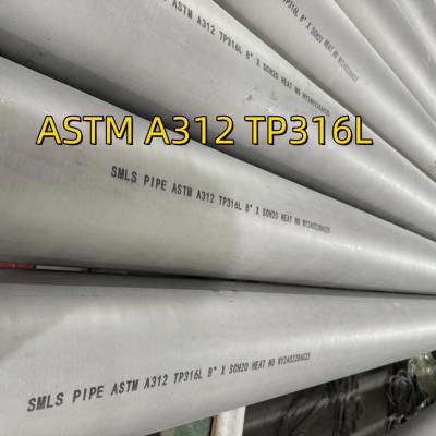 China ASTM A312 Aisi 316l  SMLS Pipe TP316L Stainless Steel Seamless Pipe 325*6*6000mm for sale