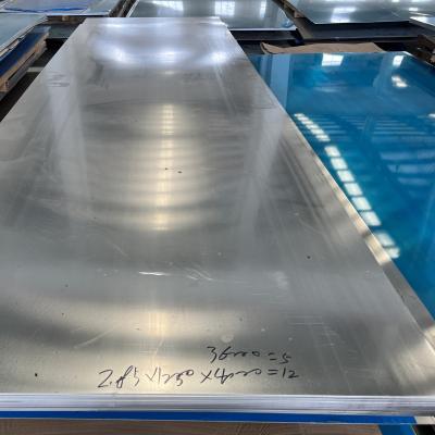 China 7A52 7A04 7075 Aluminum Plate Width 1500mm Bright Surface Mill Finish for sale