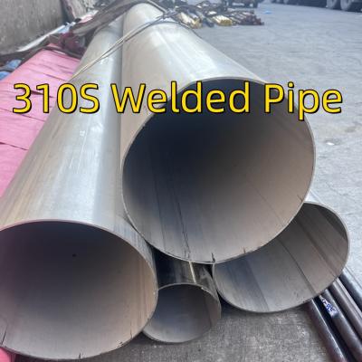 China 310s Stainless Steel Tube Sus 310 Stainless Steel Welded Pipe 14'' Sch10 Length 6M for sale