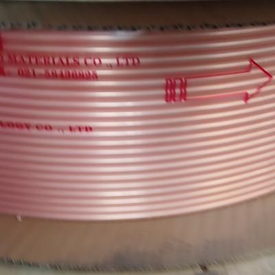 China Copper Tube Pure 99,9% JIS H3300  OD 1 1/4 x thk 2 mm Pancake Coil Air Conditioner Copper Pipe for sale